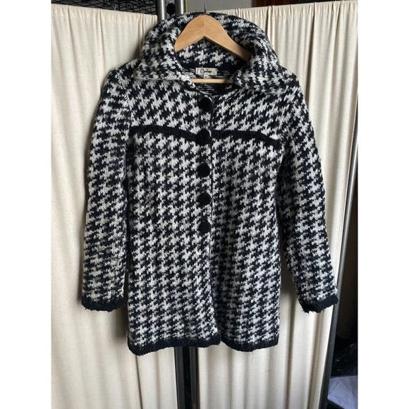 Carducci | Jackets & Coats | Vtg Carducci Houndstooth Button Down ...